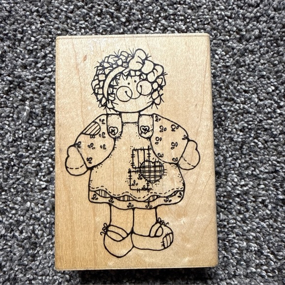JRL Designs | Other | Jrl Design U27 Rachel Wood Mounted Rubber Stamp ...